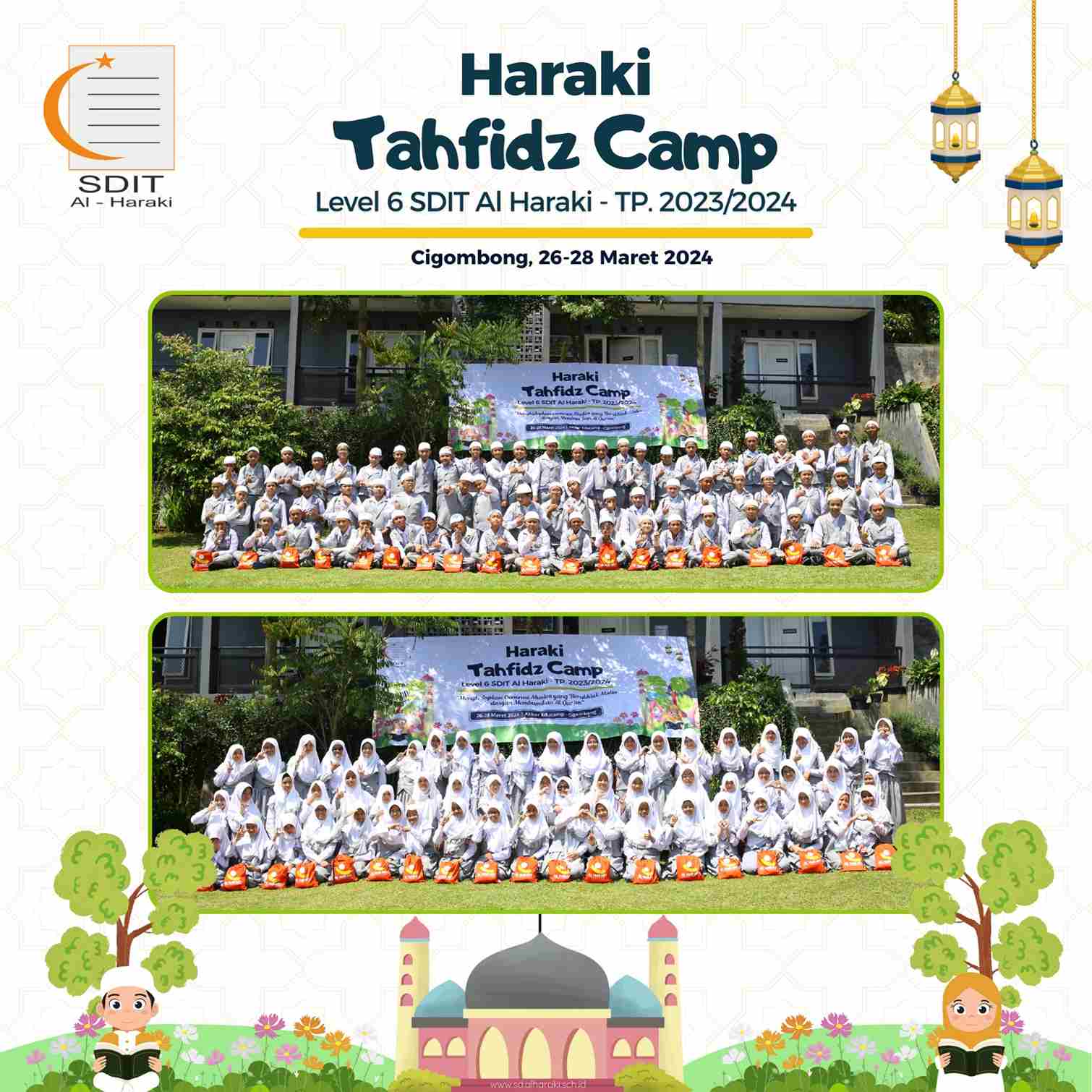 TAHFIDZ CAMP LEVEL 6 : “Menghidupkan Generasi Muslim yang Berakhlak Mulia dengan Membumikan Al ...
