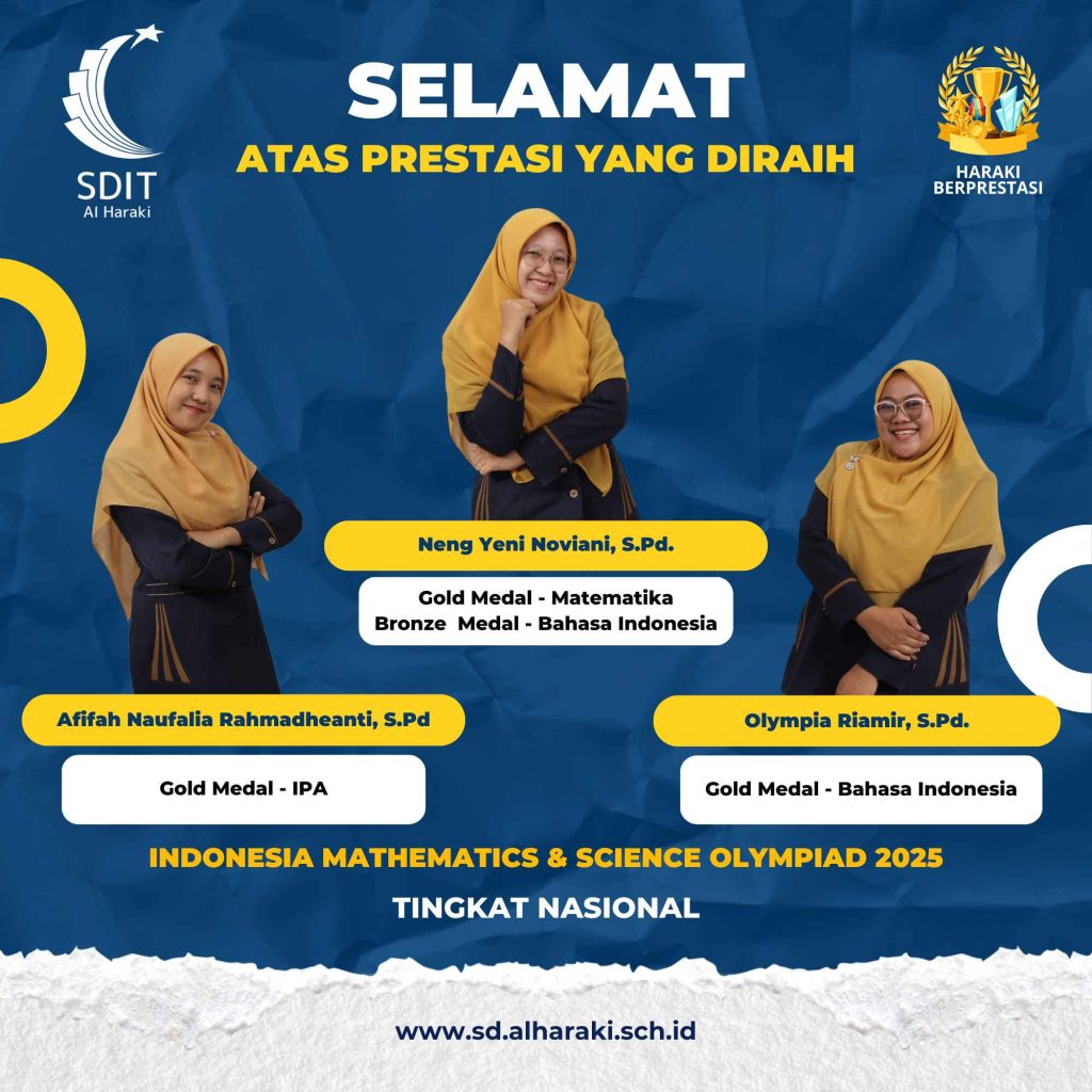 Guru SDIT Al Haraki Raih Medali Emas & Perunggu di Indonesia ...