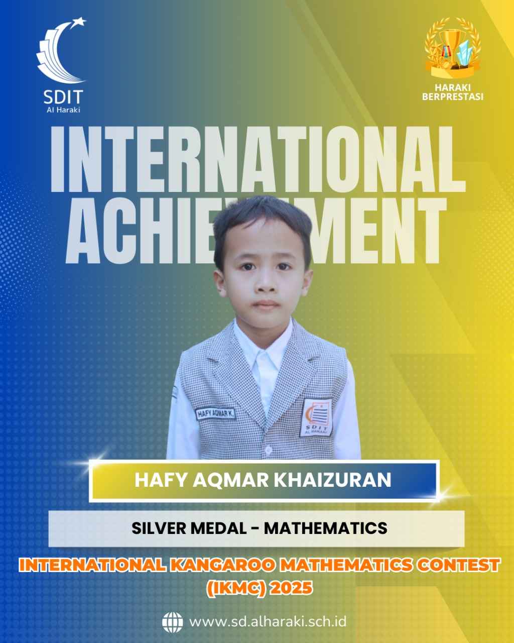 Prestasi Siswa SDIT Al Haraki - Bulan September 2025 - SDIT ALHARAKI