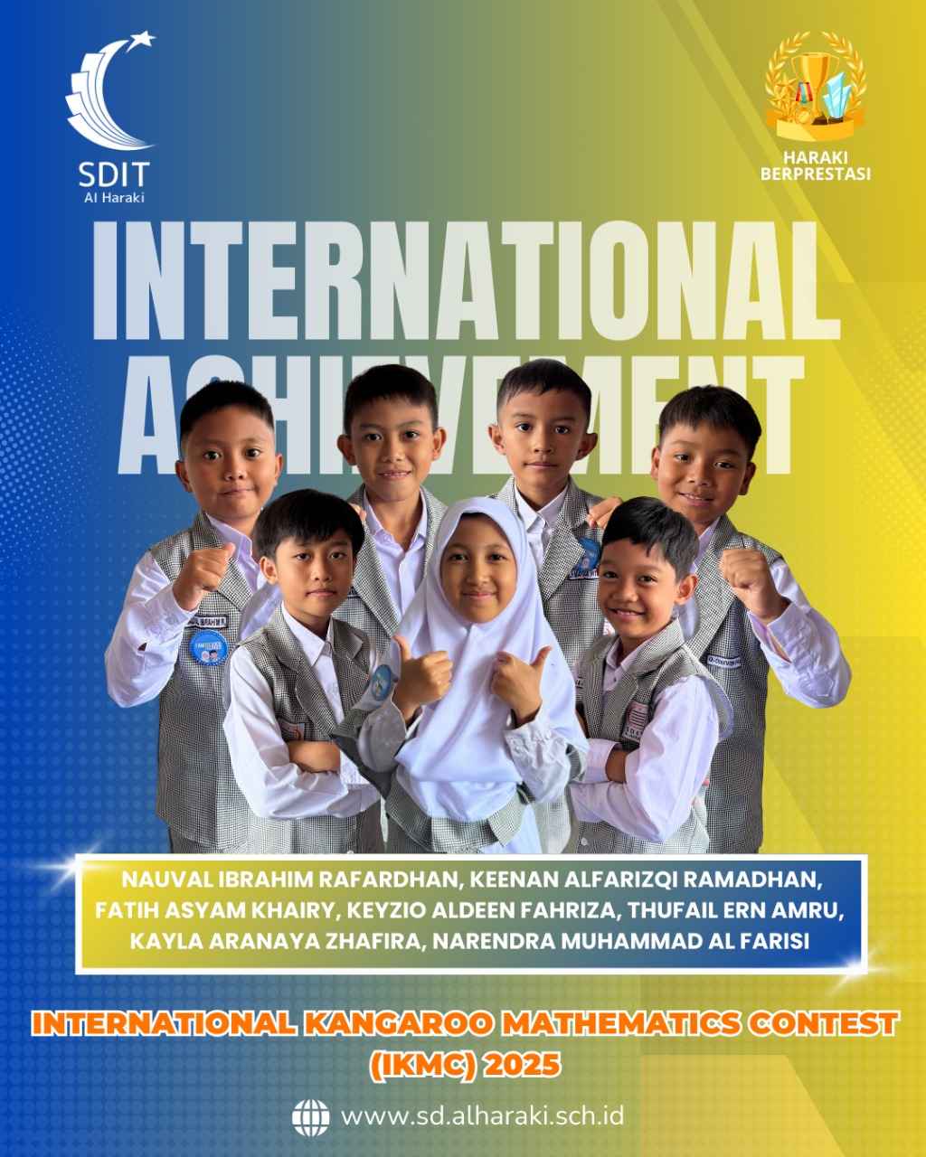 Update Prestasi Membanggakan Siswa-Siswi SDIT Al Haraki – Pekan ke Empat Agustus 2025 - SDIT ...